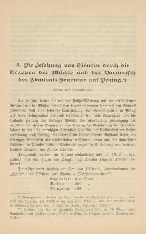 3. Die Besetzung von Tientsin durch die Truppen der Mächte und der ...
